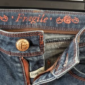 Fragile | Jeans | Fragile Blue Dark Wash Jeans Size 3 Boot Cut | Poshmark